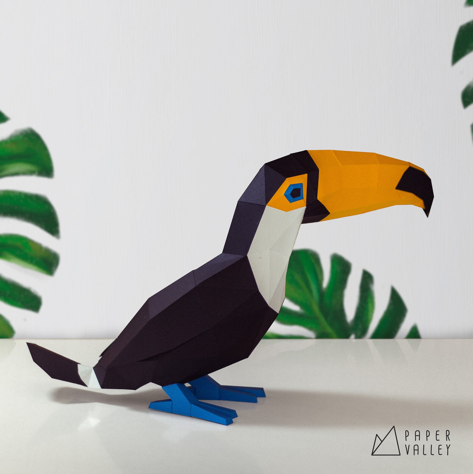 Toucan Papercraft, Paper Toucan, DIY, Paper Animal, Home Decor ...