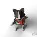 Border Collie Papercraft, DIY Home Decor, Paper Animal Sculpture ...