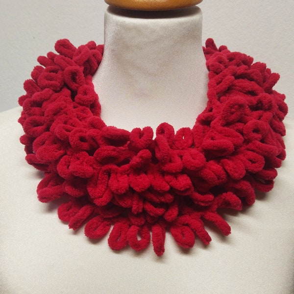 Red Bib Necklace - Etsy