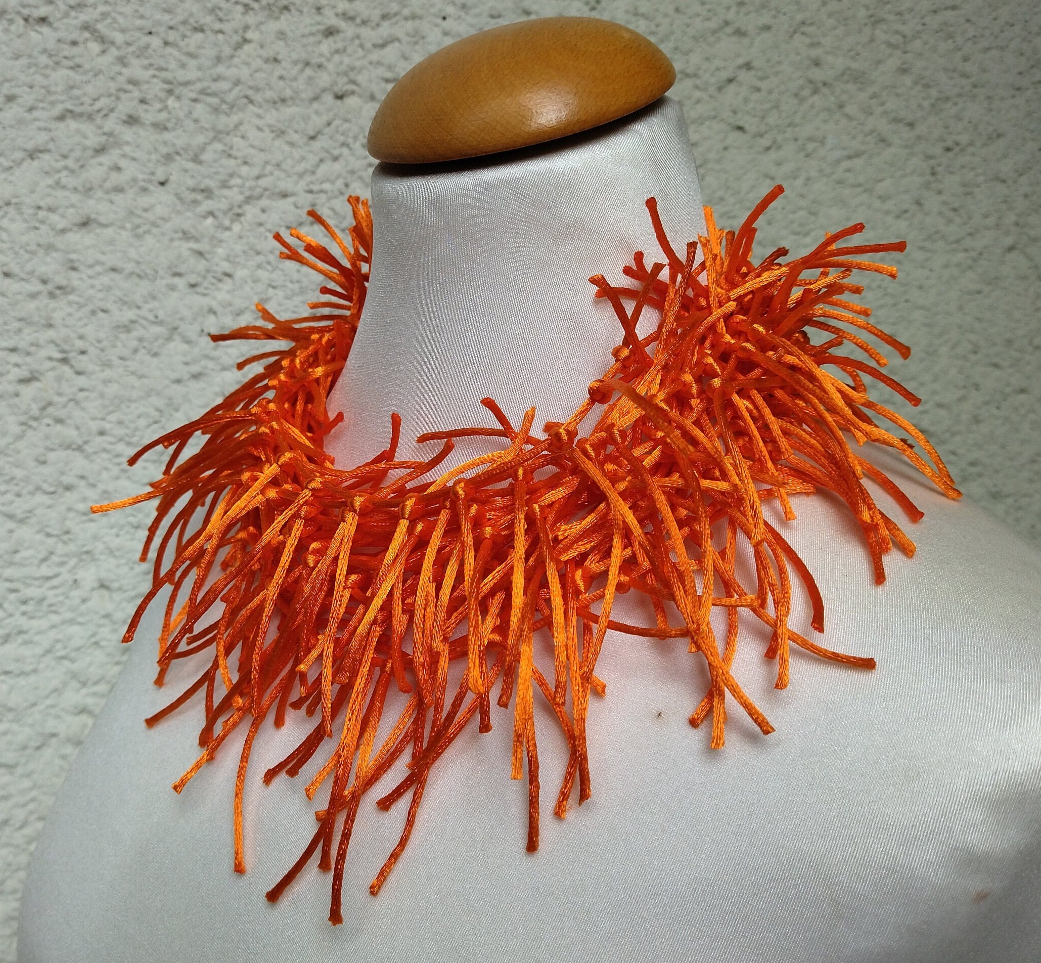 Orange Necklace for Woman Gift for Her - Etsy