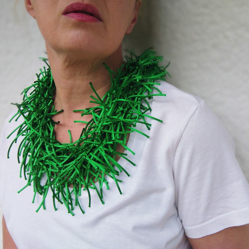 Green Necklace - Etsy