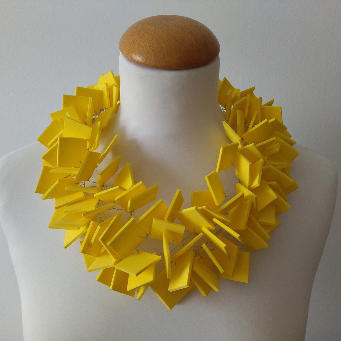 YELLOW NECKLACE for Woman Big Original Statement Jewelry - Etsy