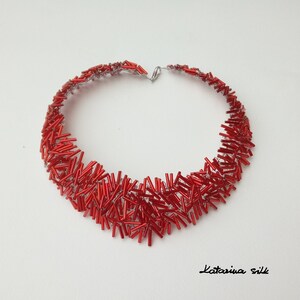 Bridal Jewelry Set in Red Color, Elegant Events Set for a Woman Unique ...