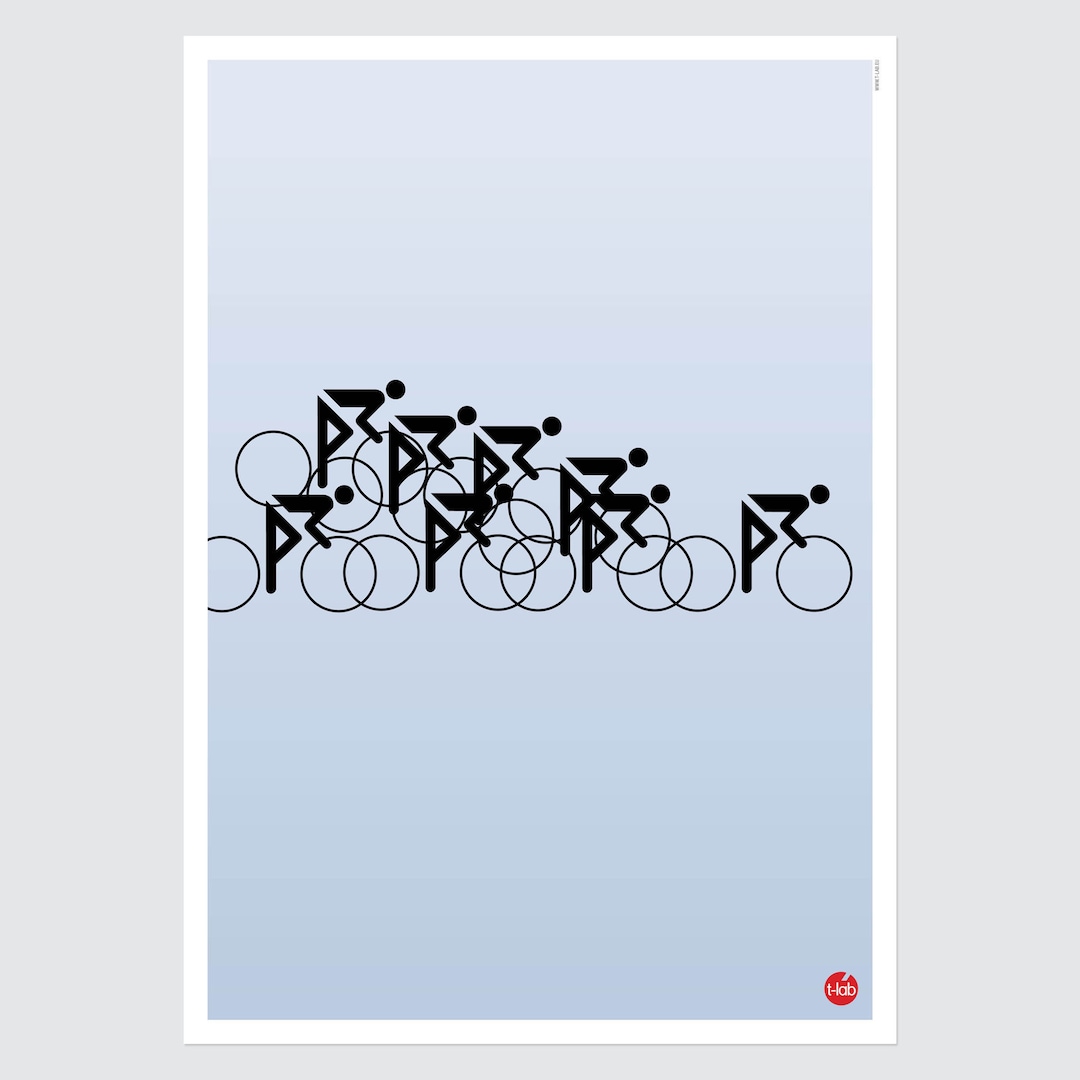 Peloton Cycling Print, Gift for Cyclist, Christmas, Bike Poster, Tour ...