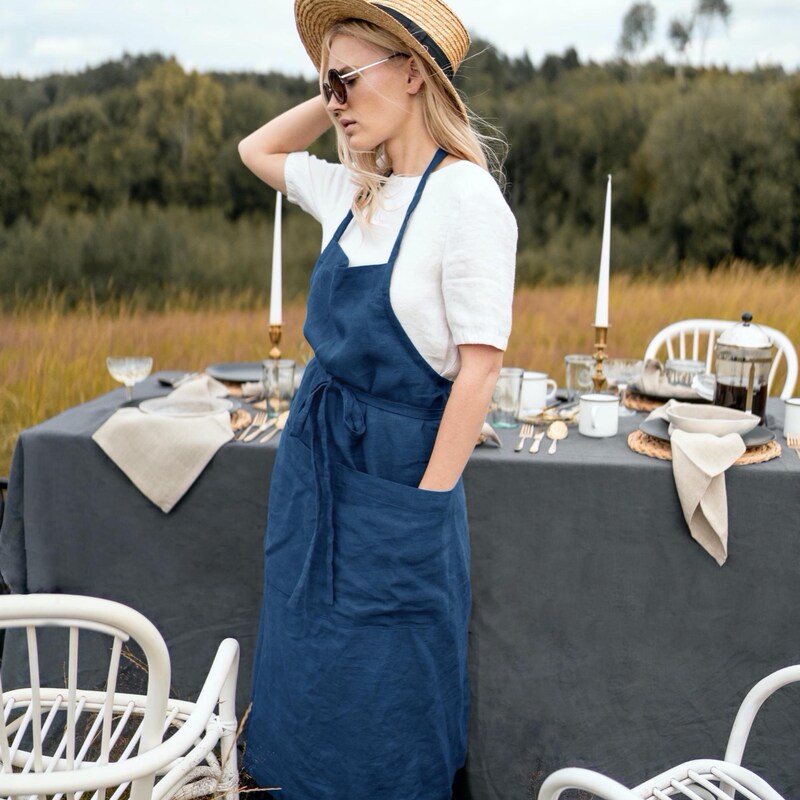 Linen Apron - Etsy