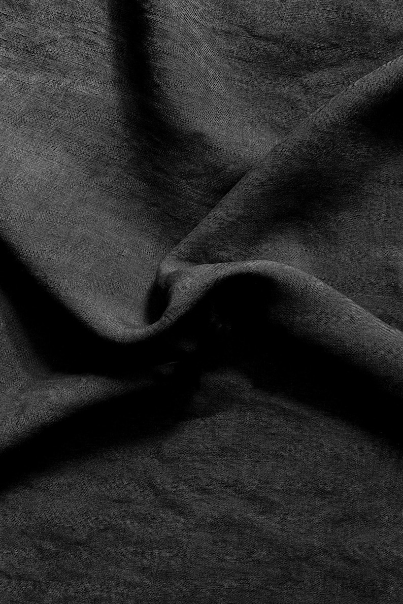 Wide Linen Fabric, 110 Inches (280 Cm) Width, Stonewashed Linen, Fabric ...