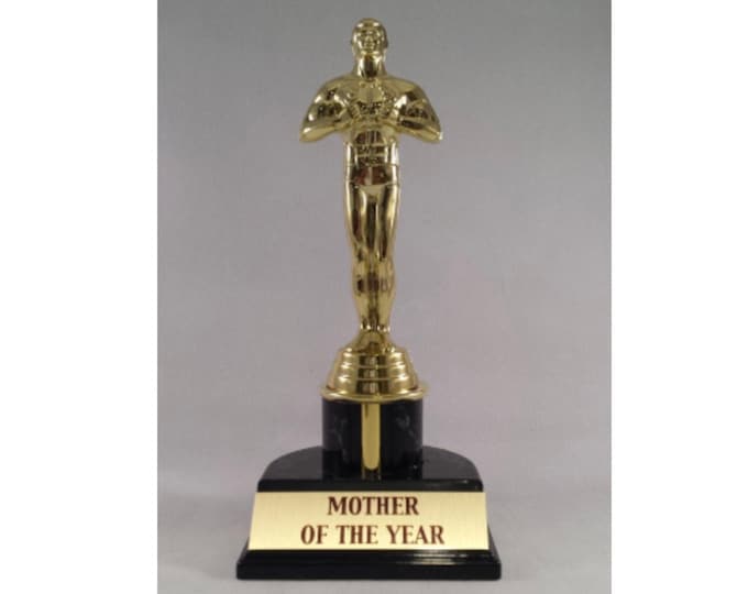 Mother of the Year Award Best Mom Award Trophy Mothers Day Gift Idea - Etsy