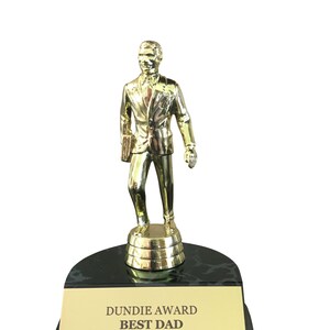 Best Dad Dundie Award Trophy the Office TV Show Michael Scott Dunder ...
