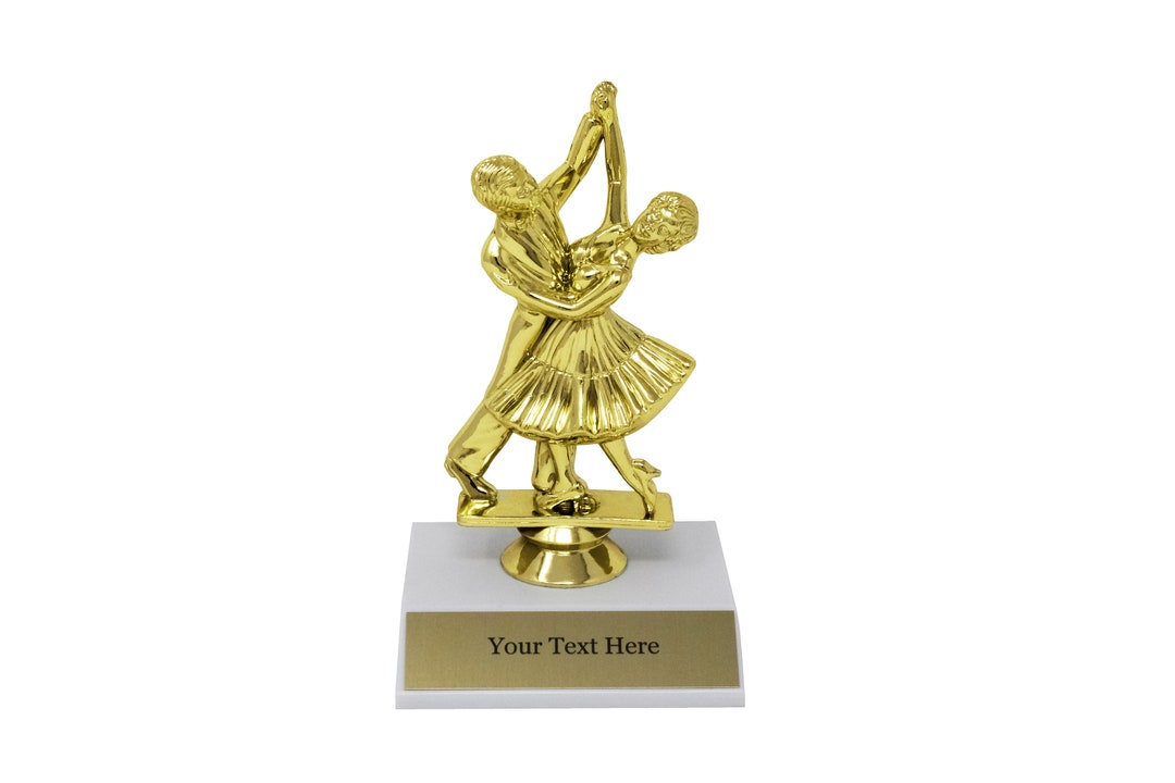 Trophy Award 6" Tall Color Choice Free Customization Trophies Ballroom ...