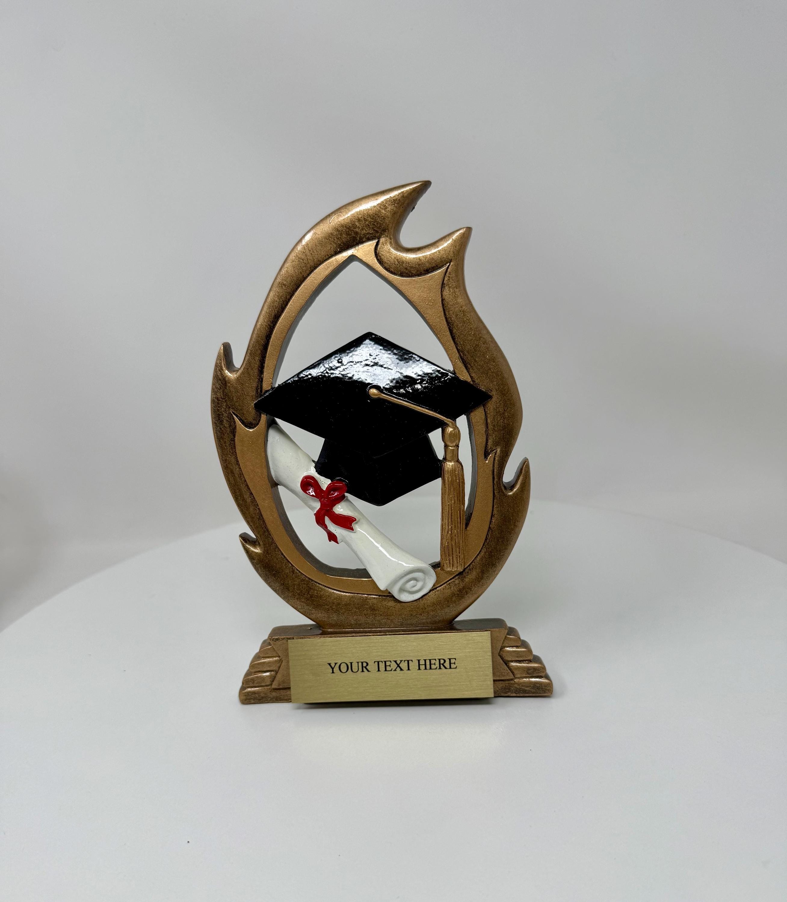Graduation Award, Trophy, Grad, Resin Cast Award - Etsy