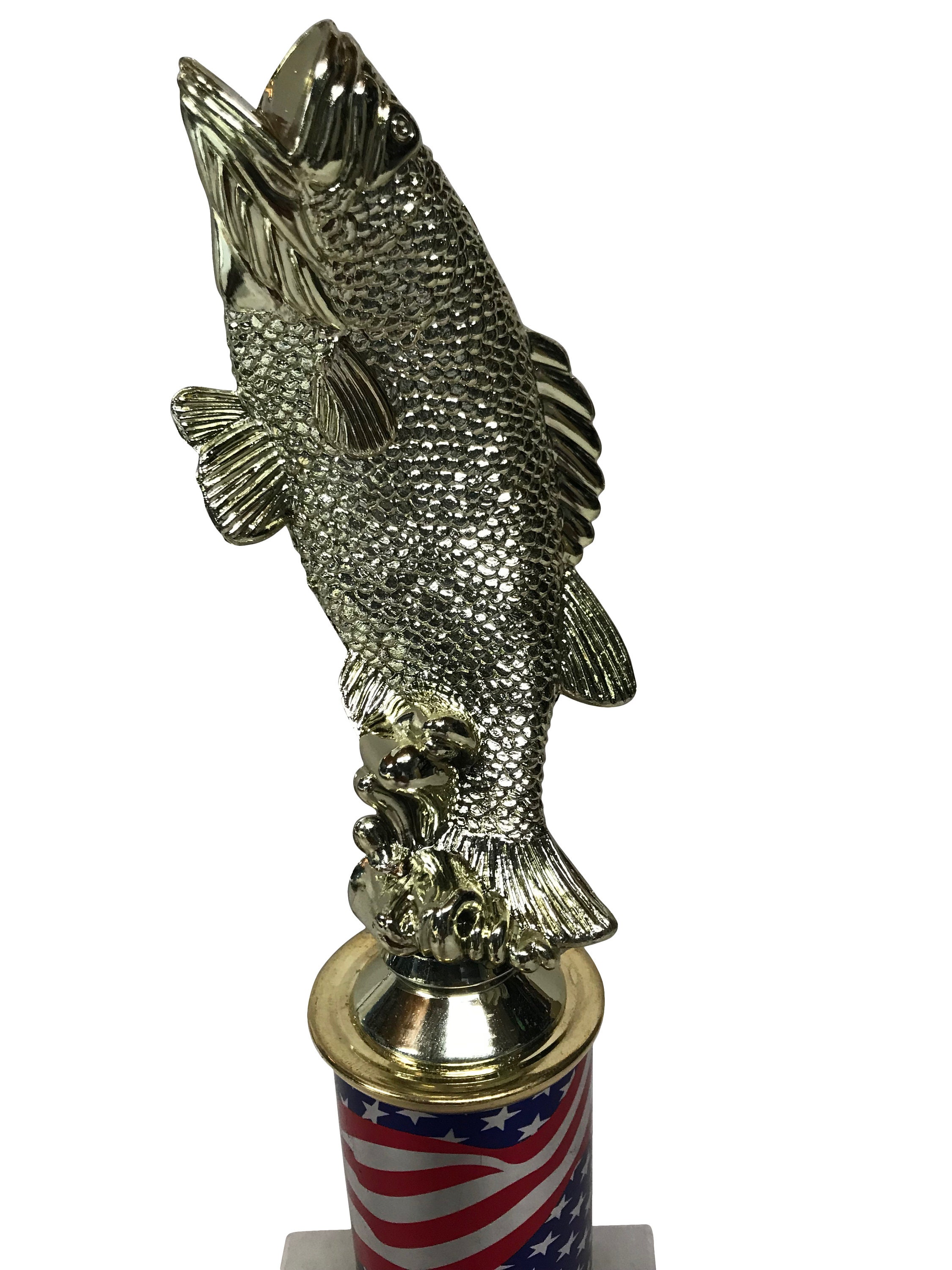 Bass Fishing Award Trophy Free Customization - Etsy
