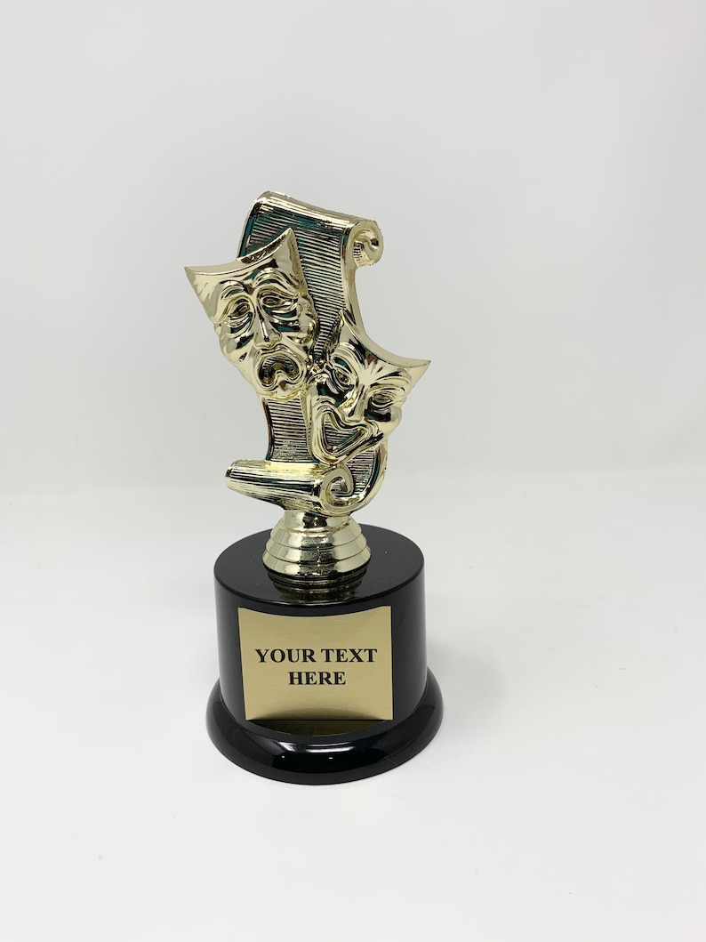 Drama Mask Trophy 7” School Play Acting Awards Theatre Trophies - Etsy