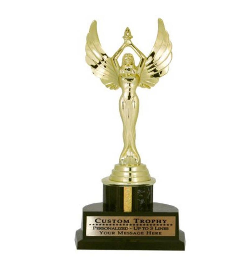 Customized Lady With Wings Trophy - Etsy