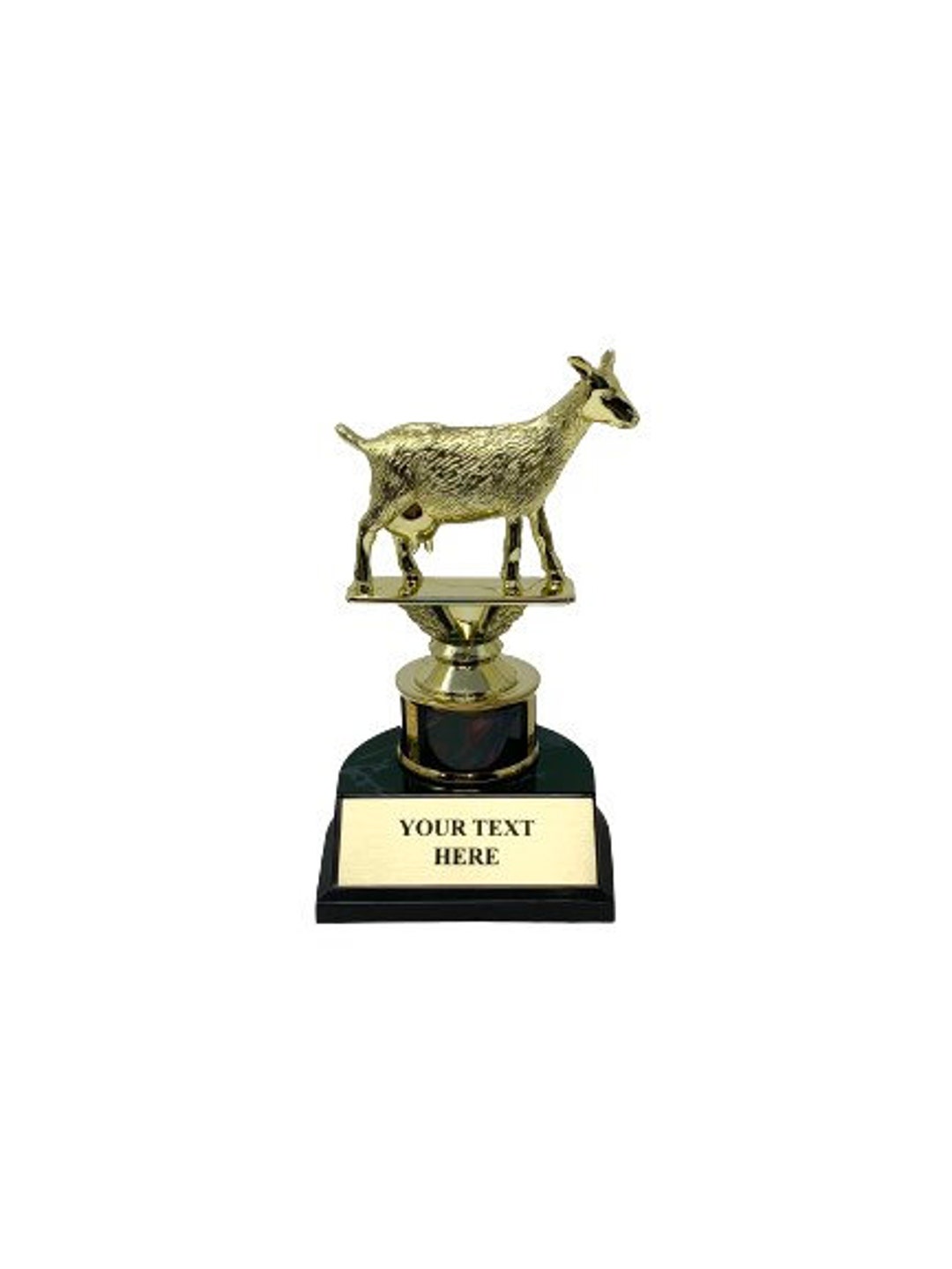 Goat Award Trophy Greatest of All Time, G.O.A.T Trophy, 6.5 “ Tall Free ...
