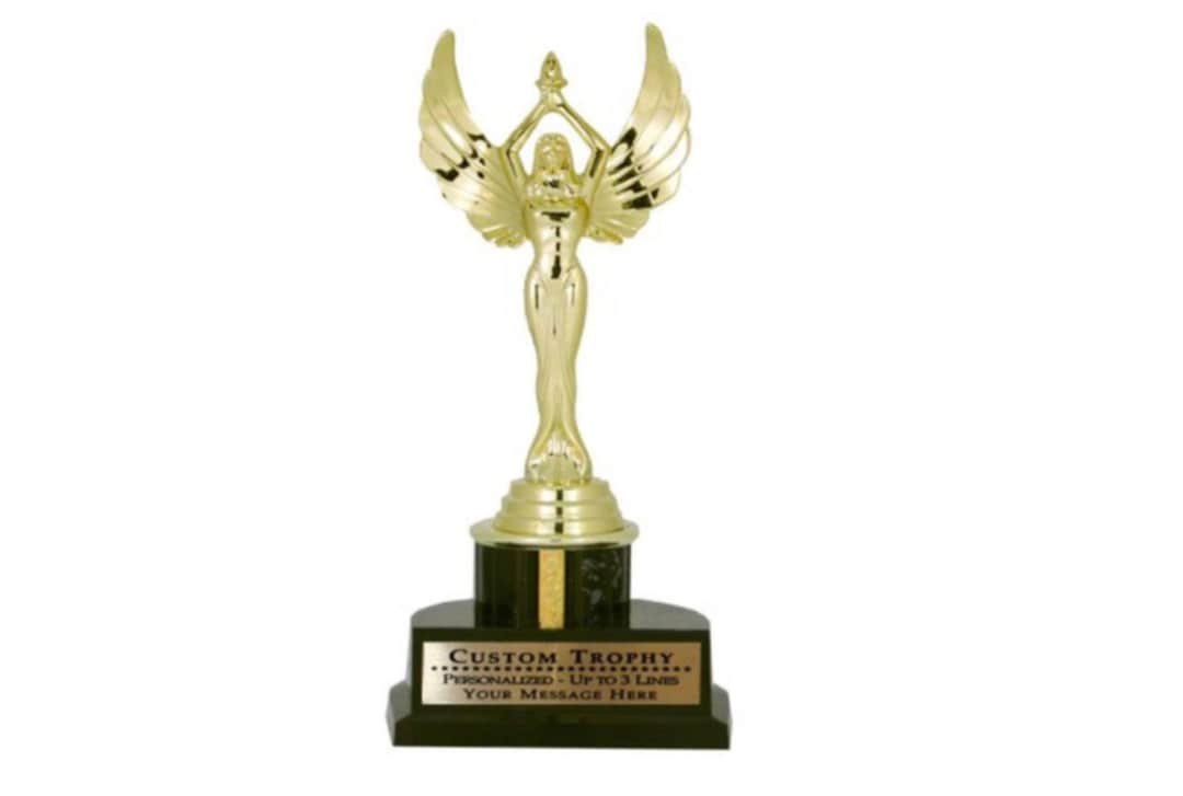 Customized Lady With Wings Trophy - Etsy