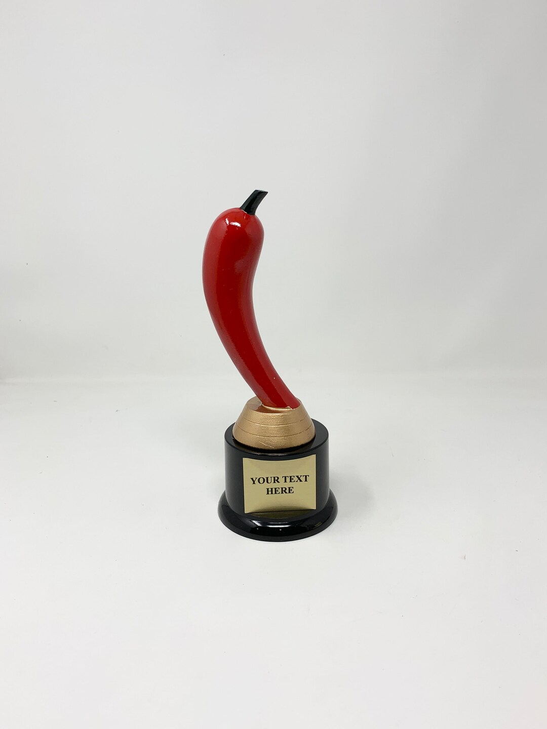 Chili Pepper Trophy on Round Base, Hot Red Chili Awards, Chili Cook ...