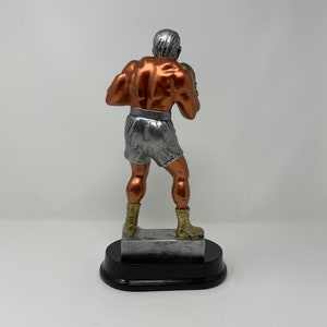 Boxer, Boxing Award Trophy Large Size 12 1/2" Tall Colorized Resin ...