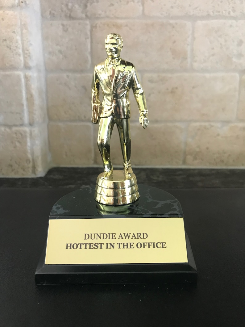 Hottest in the Office Dundie Award Trophy the Office TV Show | Etsy
