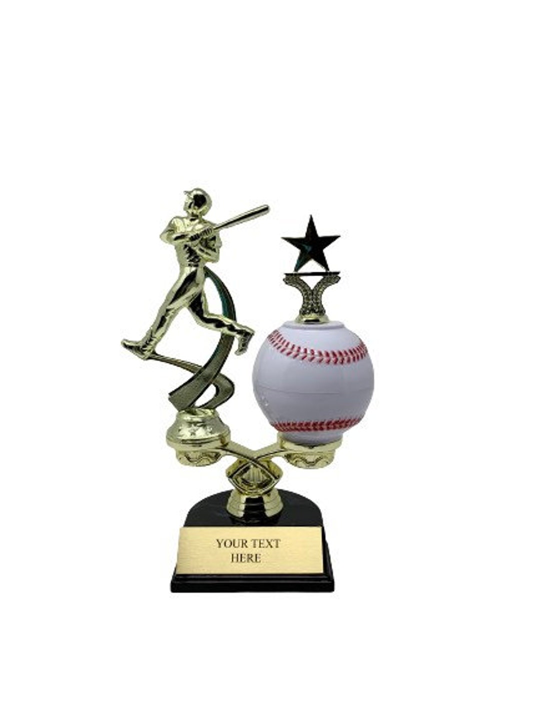 9.5" MLB Baseball Little League Trophy Trophies Tournament Awards Free ...
