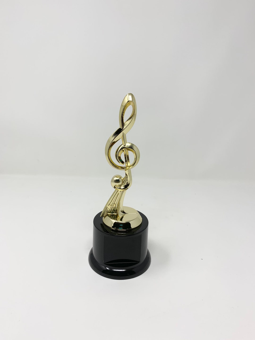 Trophy, Music Note Trophy With up to 4 Lines of Custom Text 8.5" Tall ...