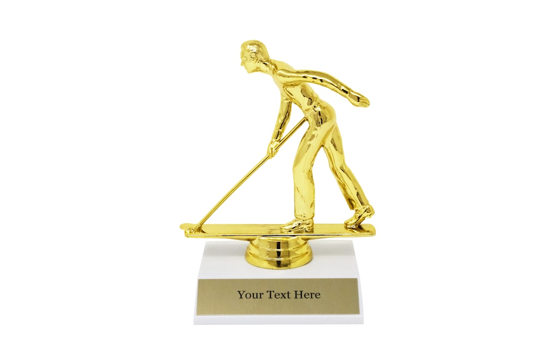 Trophies Shuffleboard Trophy Awards Sports 6" Tall Tournament Color ...