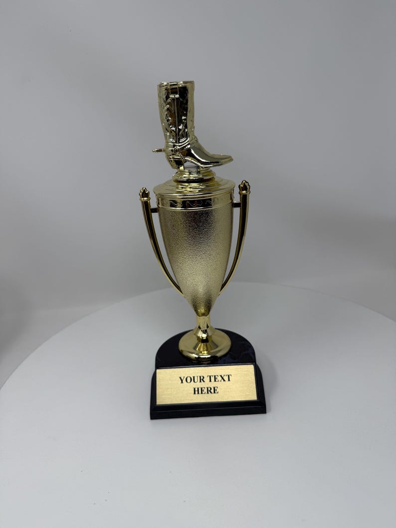 Boots Award Trophy Cowboy Trophy, Cowgirl Award, Line Dancing, Rodeo ...
