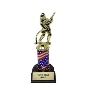 Trophy Fire Fighter, Fireman Award Trophy, 9” Inch Firefighter Trophy ...