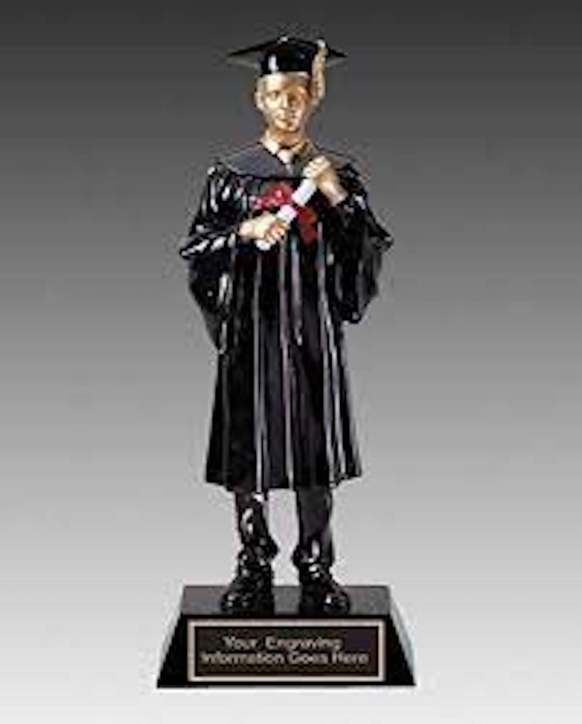 Graduation Award, Trophy, Grad, Resin Cast Sculpture Collage - Etsy