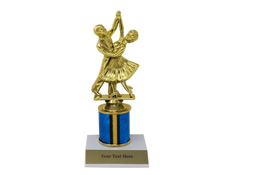 Trophy Award 8" Tall Color Choice Free Customization Trophies Ballroom ...