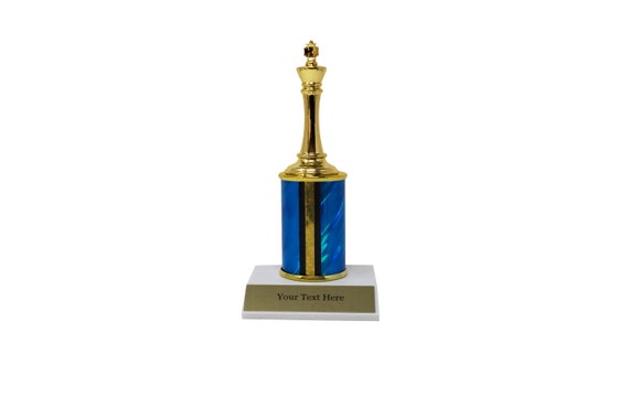 Chess club award Trophy 8 King Queen | Etsy