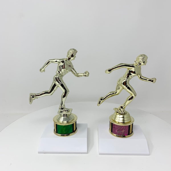 Running Trophy - Etsy