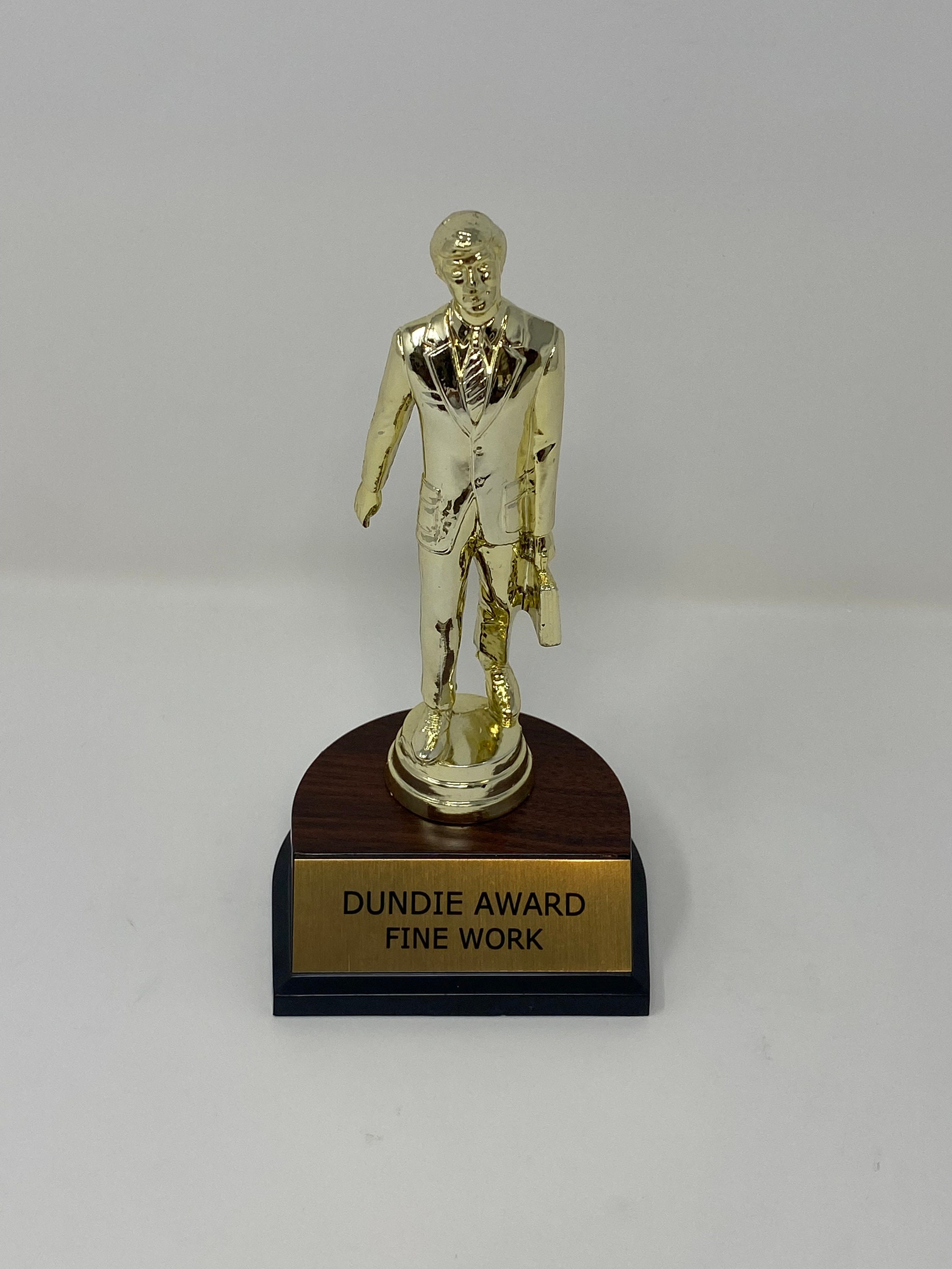 Fine Work Dundie Award Trophy the Office TV Show Dundies Prop Dundee ...
