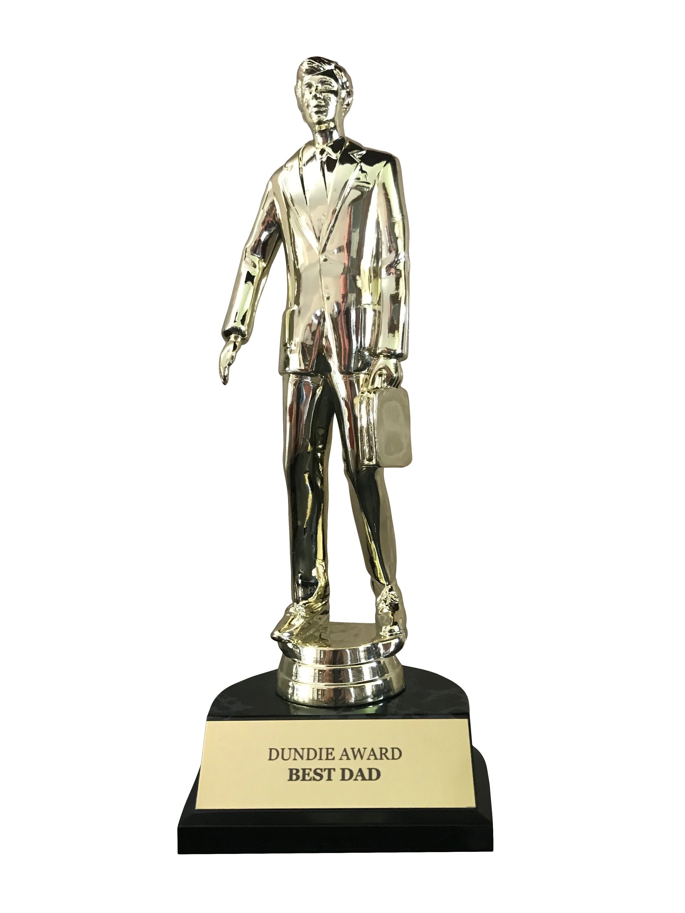 Best Dad Dundie Award Trophy The Office TV Show Michael Scott | Etsy