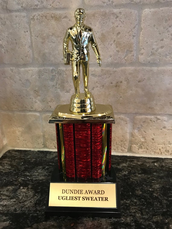 The Dundie Award Ugliest Sweater Christmas Party Award - Etsy