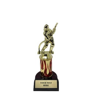 Trophy Fire Fighter, Fireman Award Trophy, 9” Inch Firefighter Trophy ...