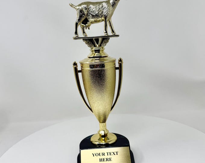 Goat Award Trophy. Greatest of All Time, G.O.A.T. Free Engraving. - Etsy