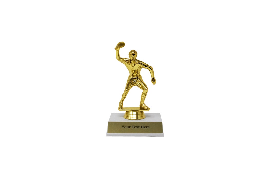 Ping Pong, Trophy Personalized Championship Ping Pong Trophy Male or ...