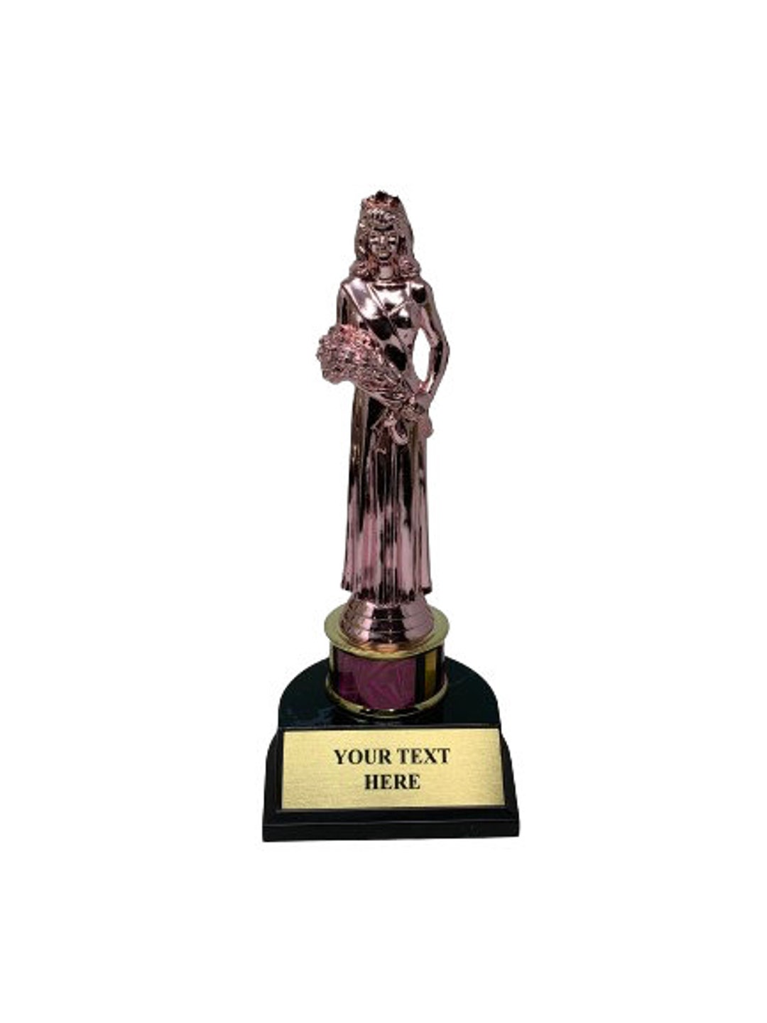 Pink Trophy, Best Wife Beauty Queen Award Trophy, 8.5" Tall Beauty ...