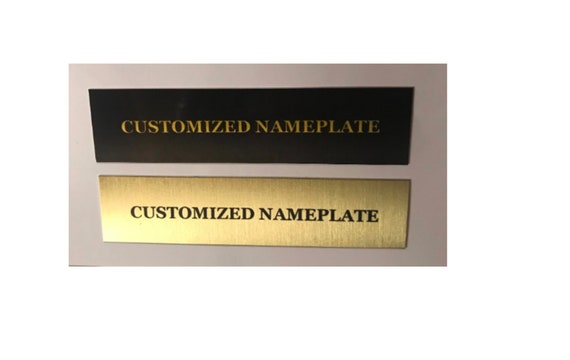 Personalized Custom Name Plate for Awards Custom Name Plate | Etsy