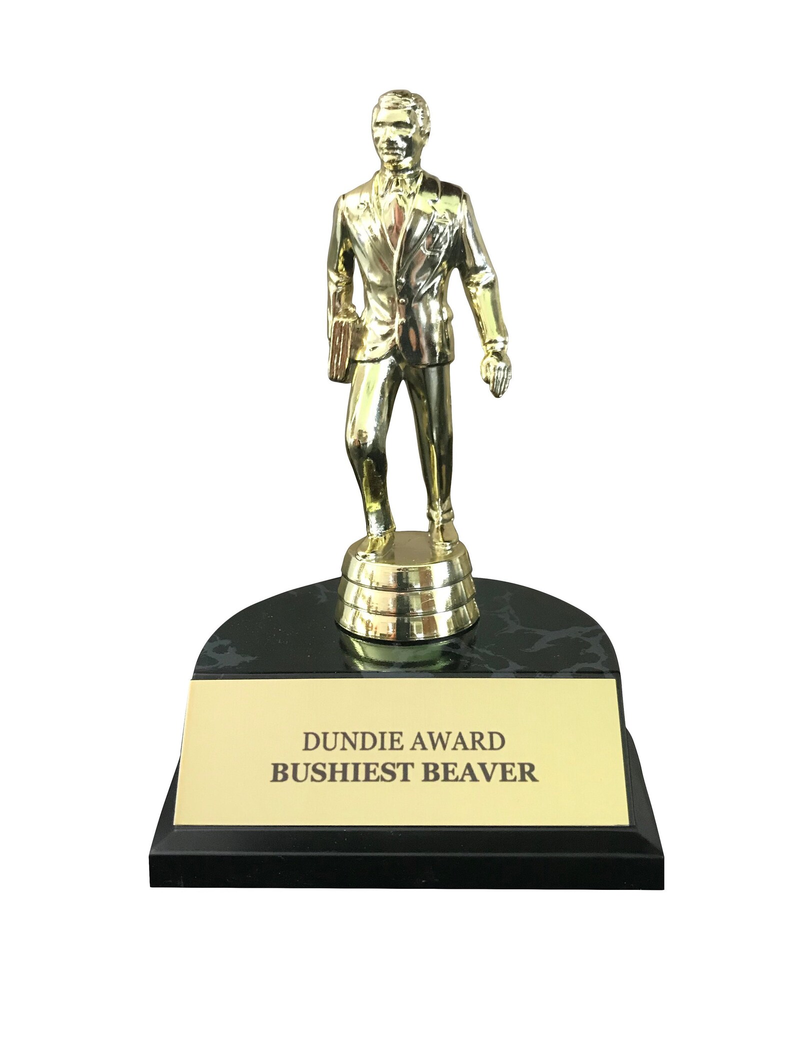 BUSHIEST BEAVER Dundie Award Trophy the Office TV Show Michael Scott ...