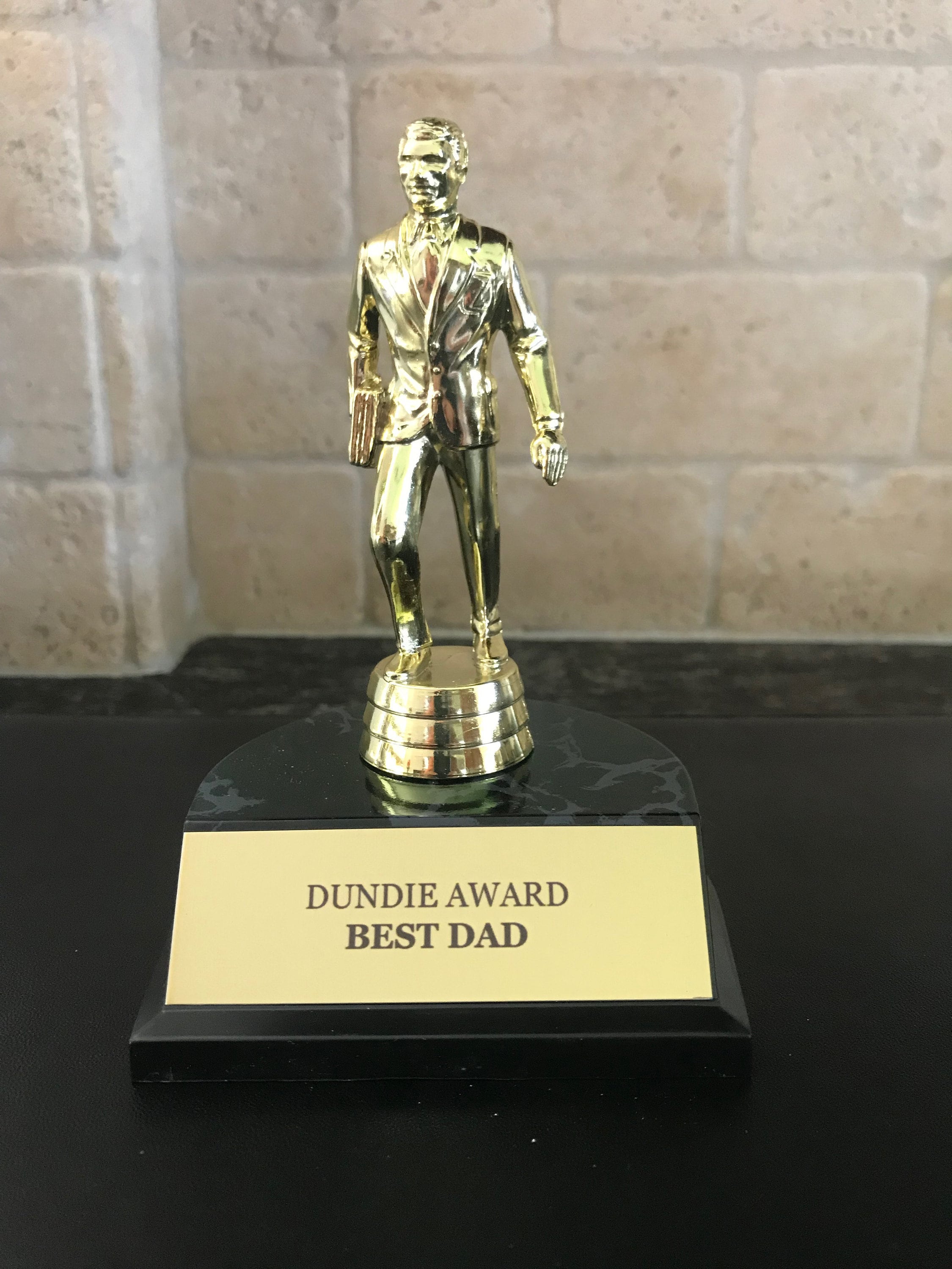 Best Dad Dundie Award Trophy the Office TV Show Michael Scott - Etsy