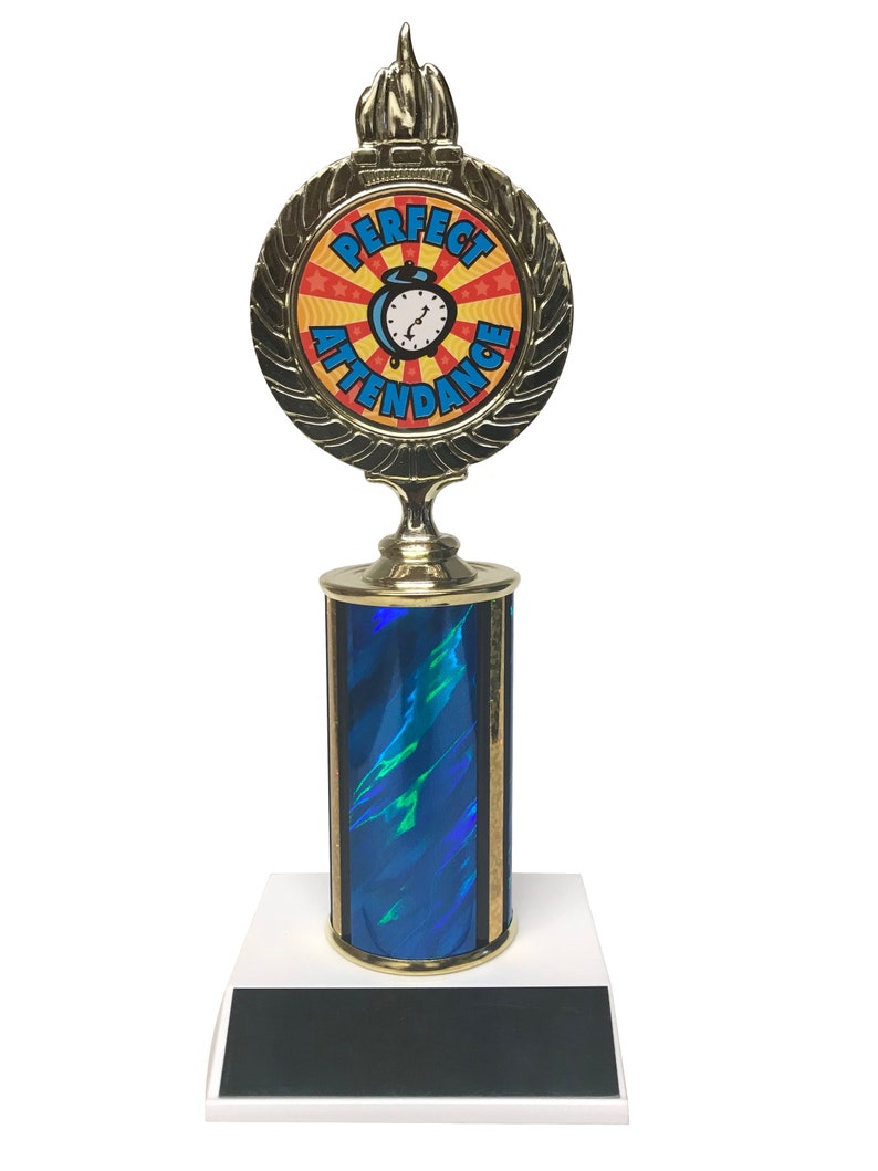 Perfect Attendance Trophy Awards 9 School Academic - Etsy