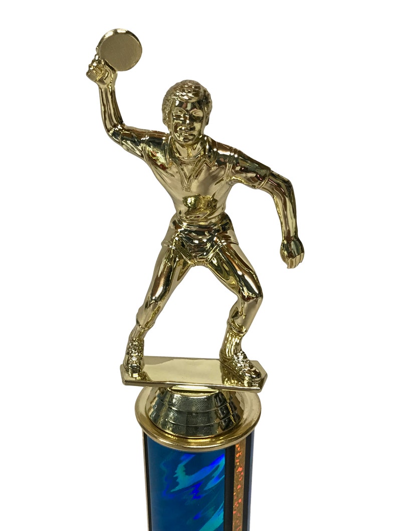 Ping Pong Trophy Tournament Table Tennis Awards Color Choice Sports ...