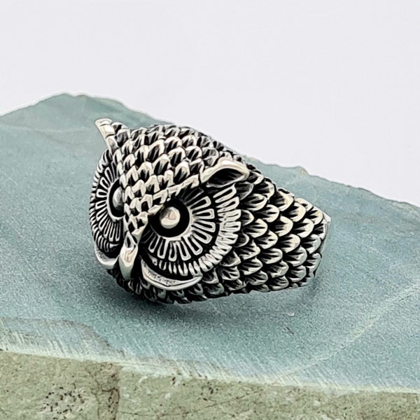 Mens Owl Ring - Etsy