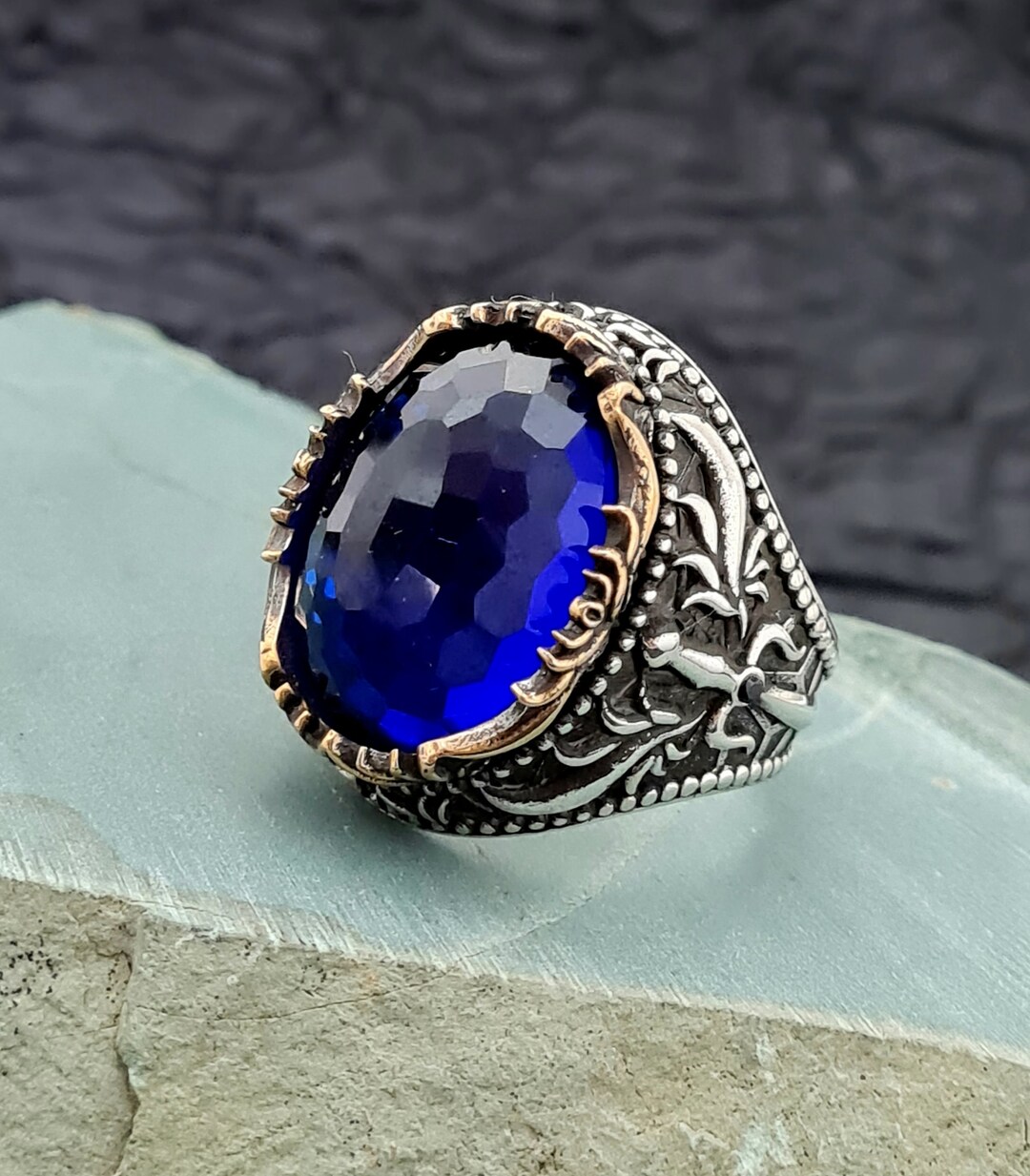 Sword Silver Men's Ring,sword Men's Ring 925 Sterling Silver,handmade ...