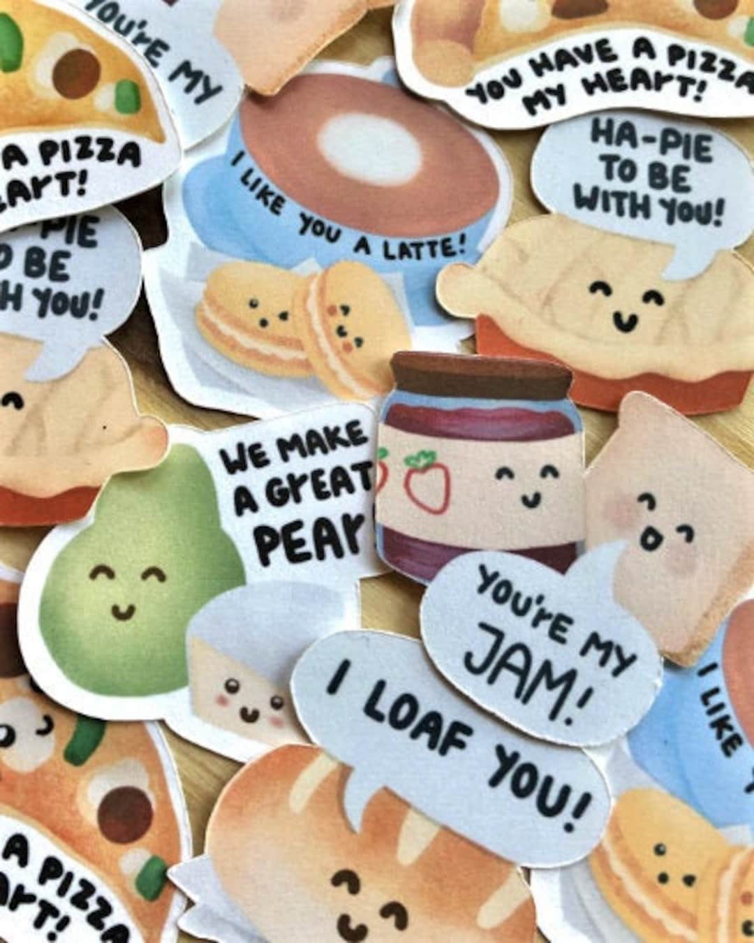 Food Pun Stickers 2 - Etsy
