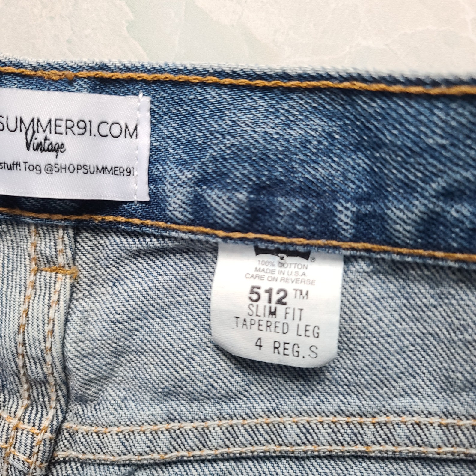 Size 25 26 Vintage Levi's 512 Jeans Tag size 4 REG in | Etsy