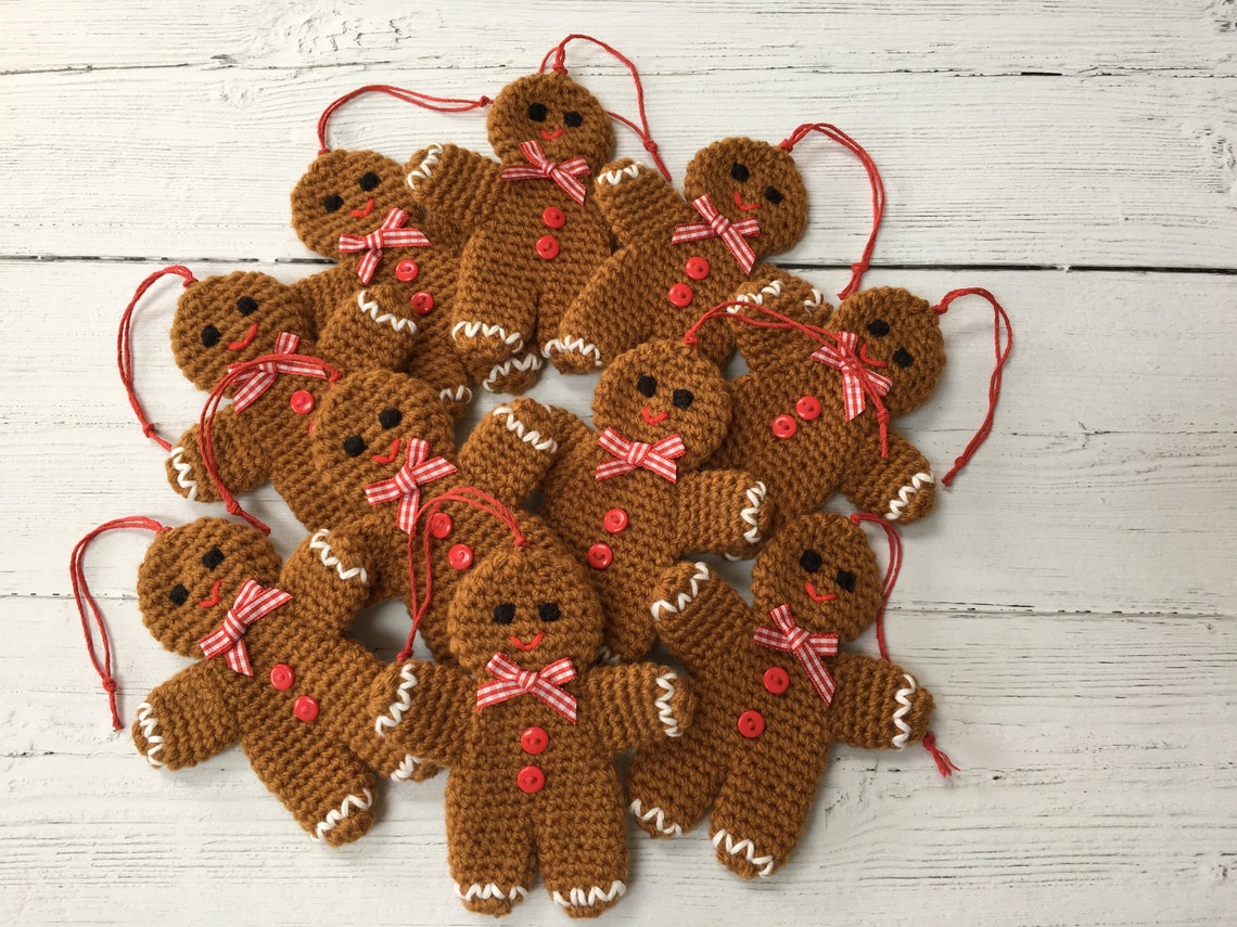 Crochet gingerbread man Amigurumi gingerbread Man | Etsy
