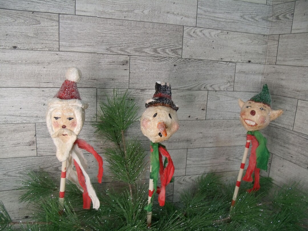 Vintage Style/old Fashioned Shakers/christmas/paper Mache/primitive ...