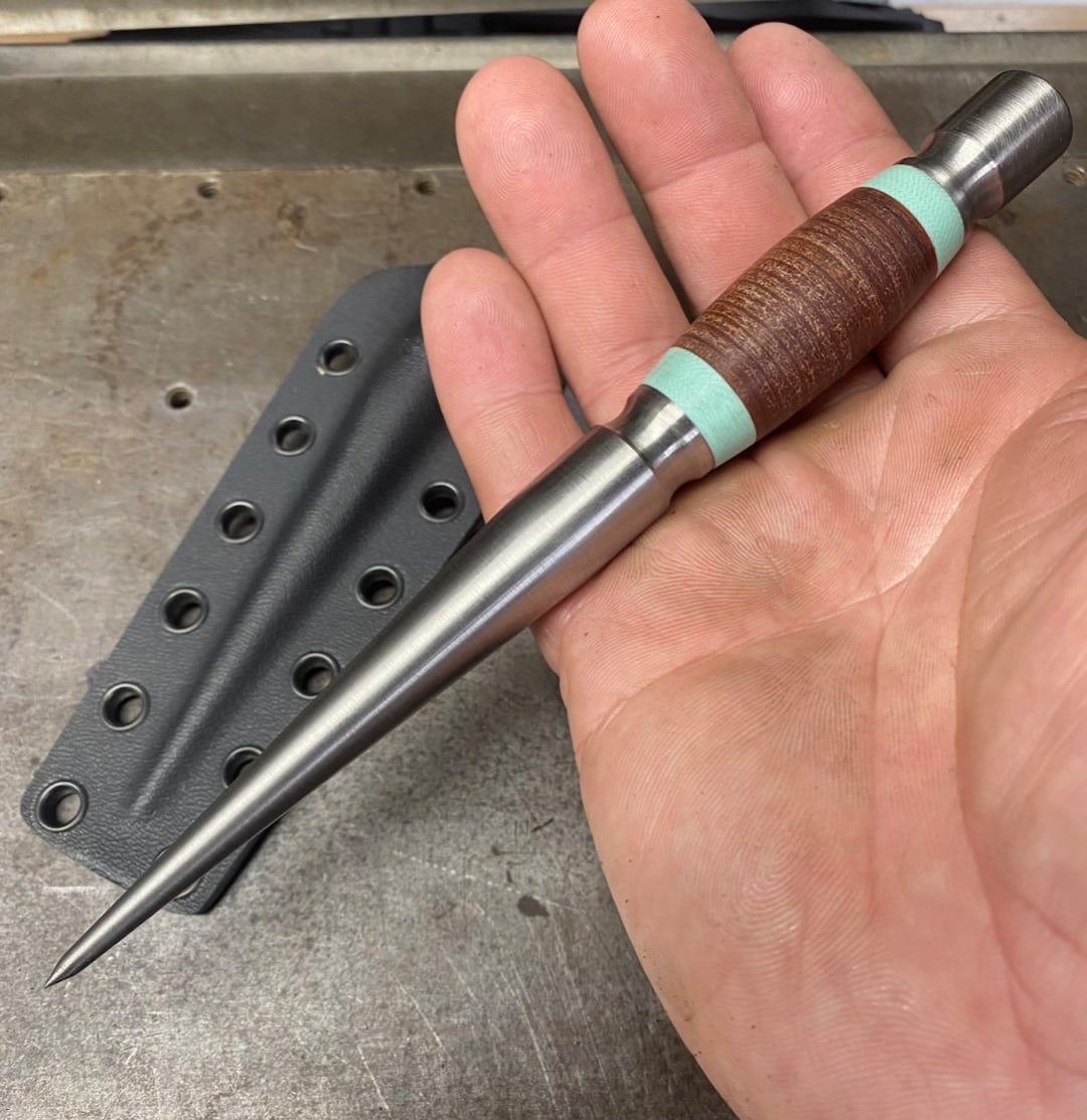 Titanium Marlin Spike Dagger With Sheath - Etsy